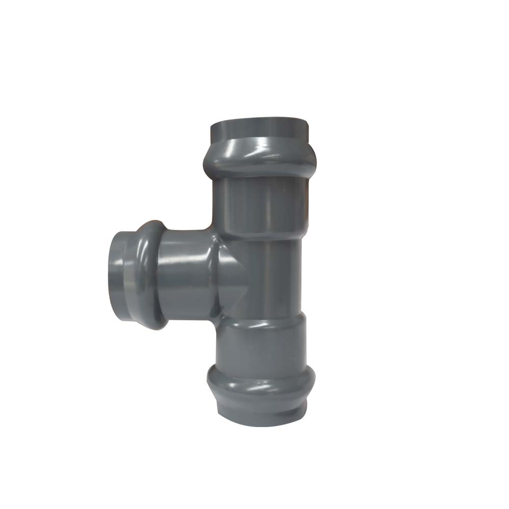 Tee PVC + presión + unión con caucho - Tienda Plásticos Rival